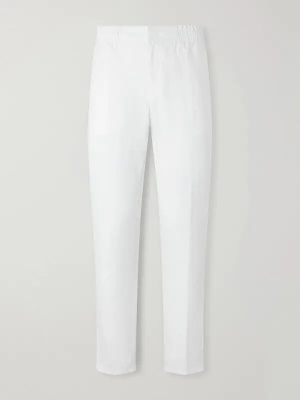 Orlebar Brown Cornell Straight-leg Linen Trousers - Neutrals