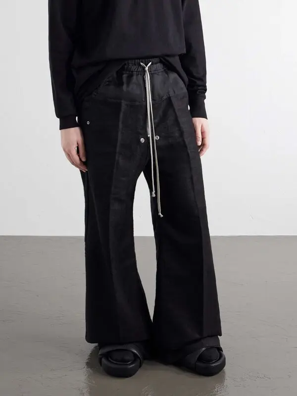 Rick Owens Chancla Full-grained Leather Slides