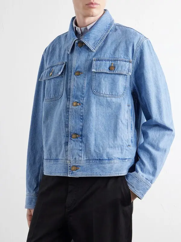 Thom Browne Denim Jacket - Blue