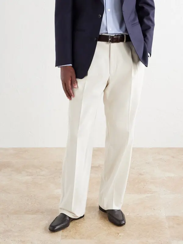 Manolo Blahnik Brera Leather Loafers