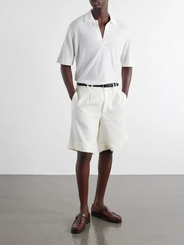 Orlebar Brown Raffertie Merino Wool Polo Shirt