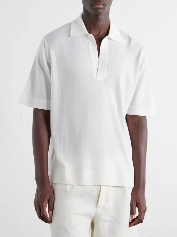 Orlebar Brown Raffertie Merino Wool Polo Shirt