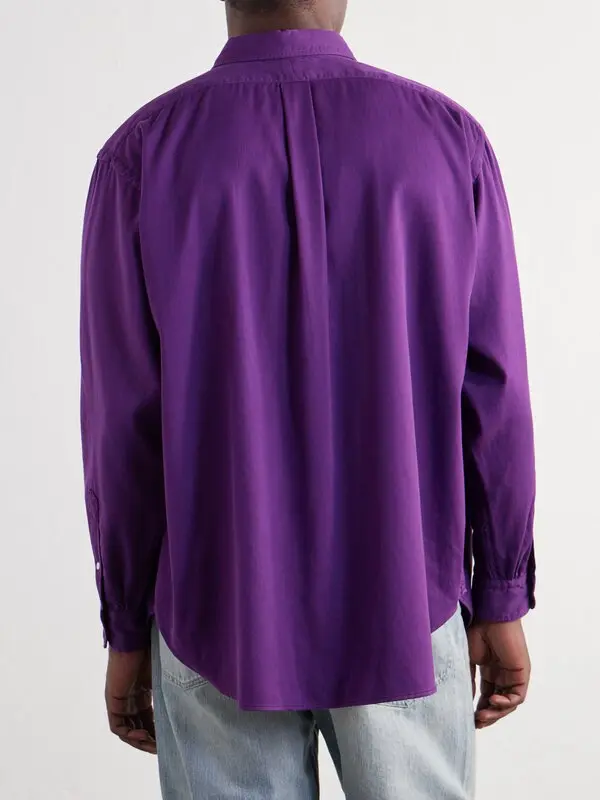 A.PRESSE Cotton-twill Shirt
