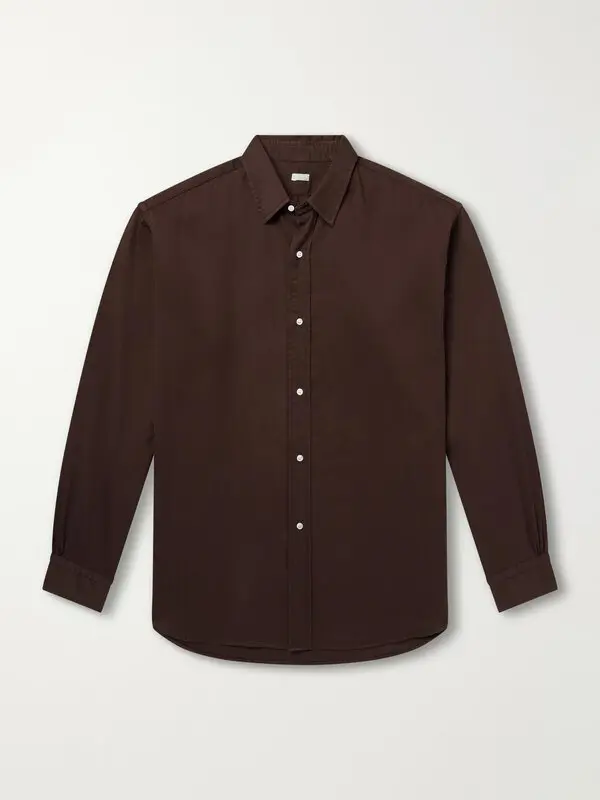A.PRESSE Cotton-twill Shirt