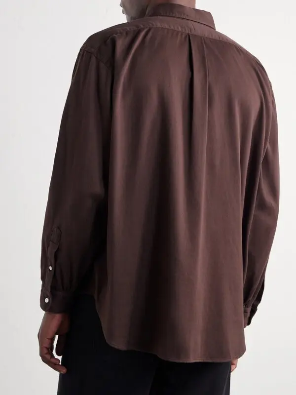 A.PRESSE Cotton-twill Shirt