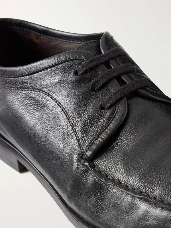 THE ROW Nino Leather Derby Shoes