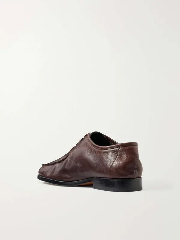 THE ROW Nino Leather Derby Shoes