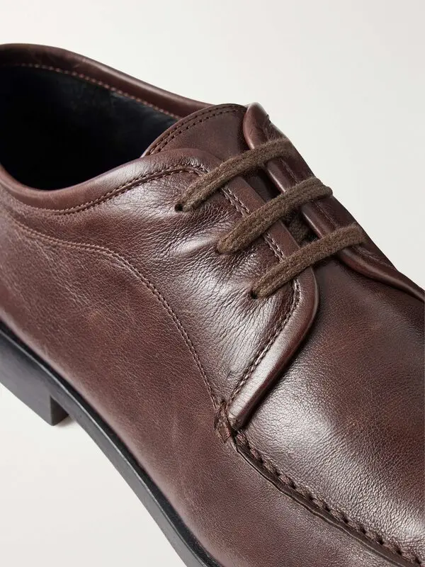 THE ROW Nino Leather Derby Shoes