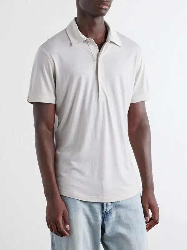 Orlebar Brown Sebastian Wool-jersey Polo Shirt