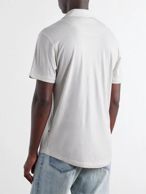 Orlebar Brown Sebastian Wool-jersey Polo Shirt