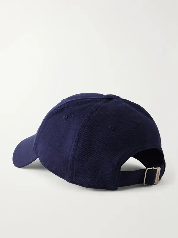 Saint Laurent Logo-embroidered Cotton-gabardine Baseball Cap