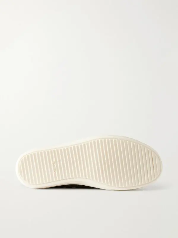 Rick Owens Leather Sneakers - Brown