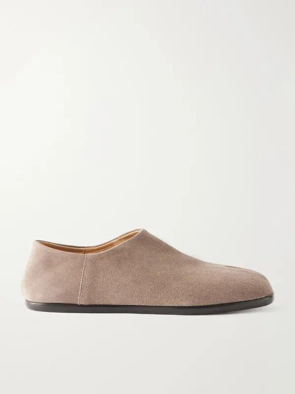 MAISON MARGIELA Tabi Split-toe Suede Slippers