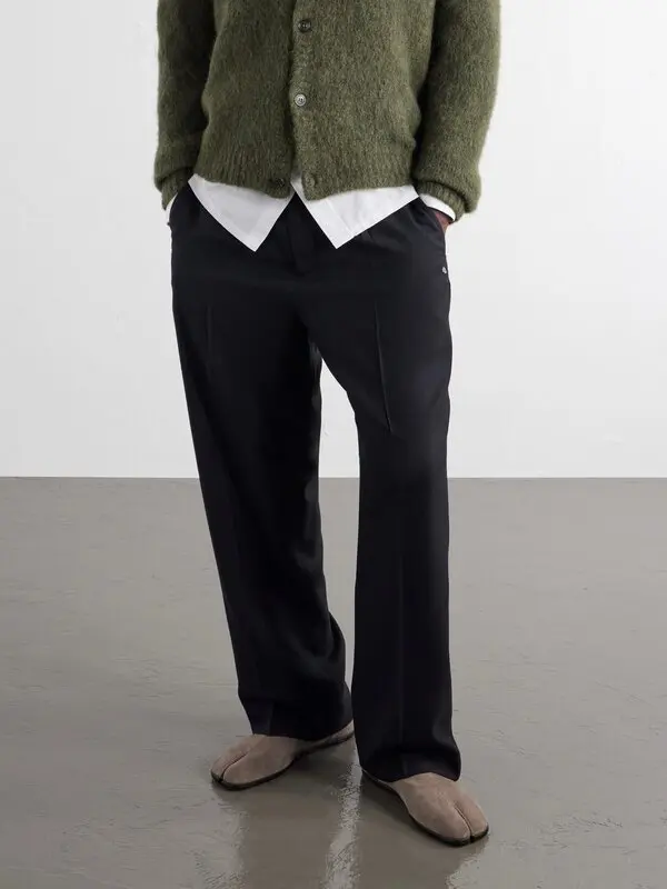 MAISON MARGIELA Tabi Split-toe Suede Slippers