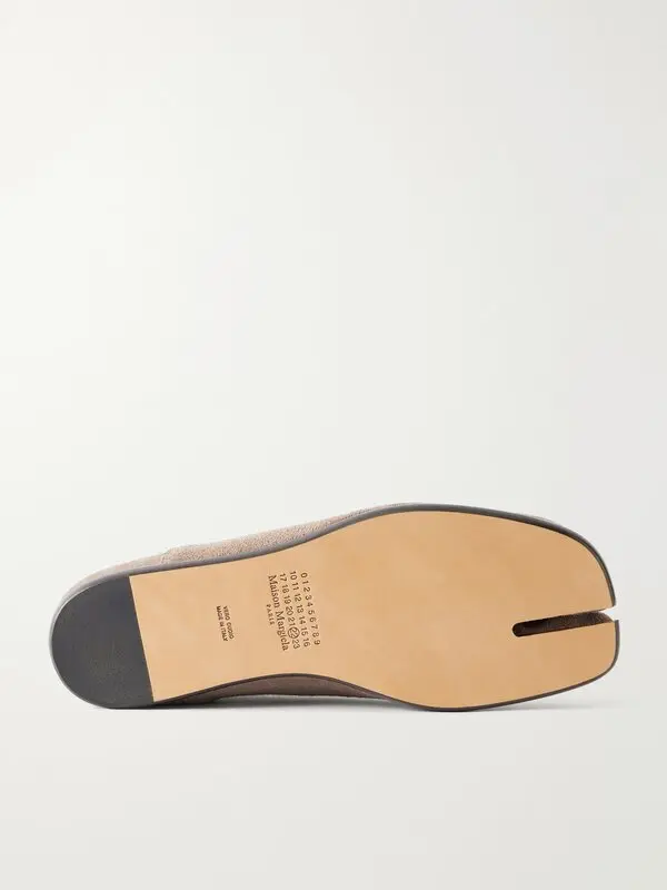 MAISON MARGIELA Tabi Split-toe Suede Slippers