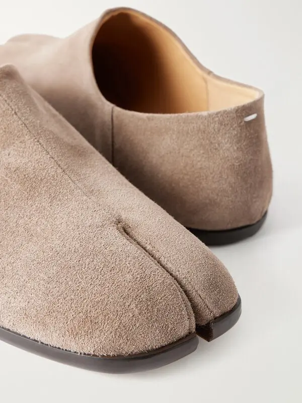 MAISON MARGIELA Tabi Split-toe Suede Slippers