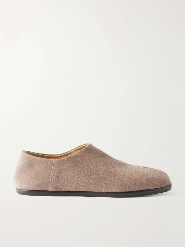MAISON MARGIELA Tabi Split-toe Suede Slippers