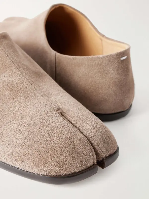 MAISON MARGIELA Tabi Split-toe Suede Slippers
