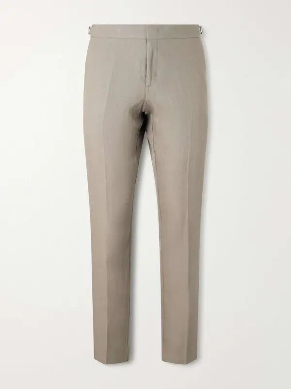 Orlebar Brown Griffon Straight-leg Linen Trousers