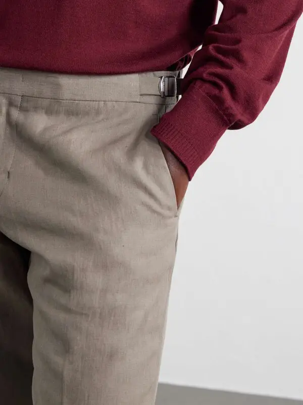Orlebar Brown Griffon Straight-leg Linen Trousers
