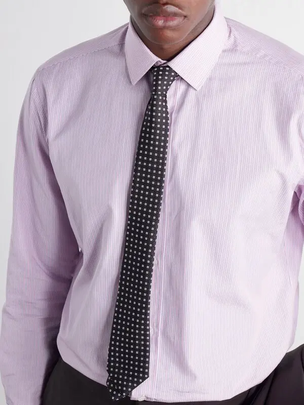TOM FORD Silk Jacquard Tie - Black