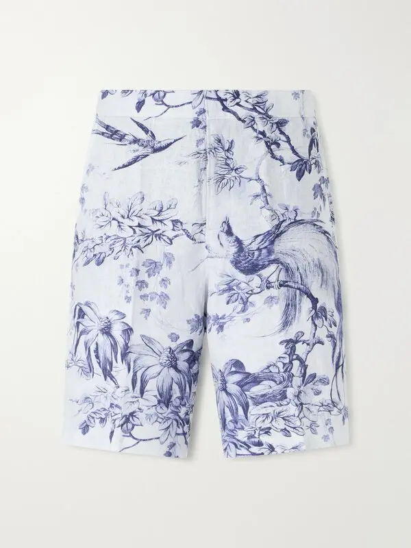 Orlebar Brown Laurent Straight-leg Linen Shorts
