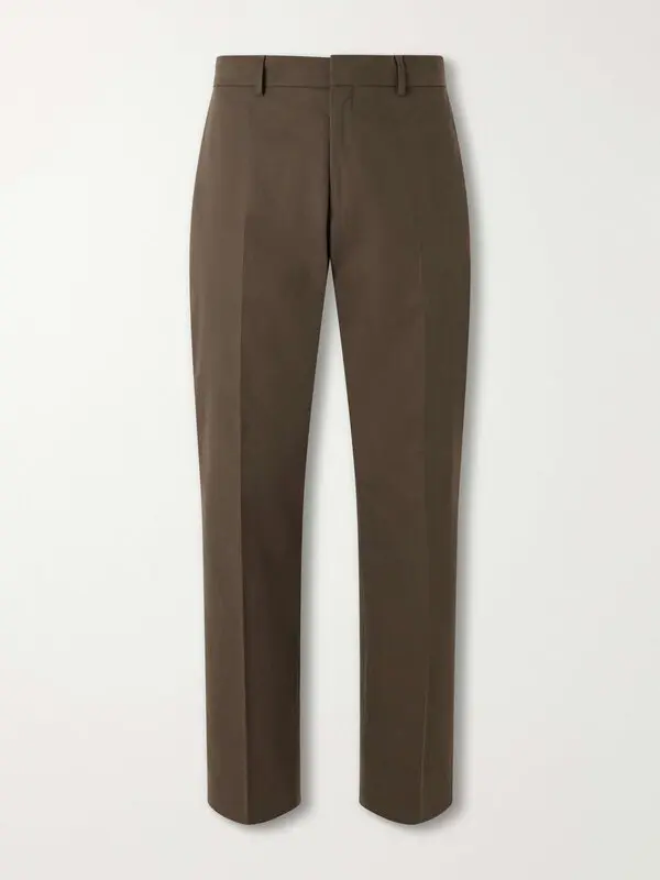 Paul Smith Straight-leg Cotton-twill Chinos - Brown