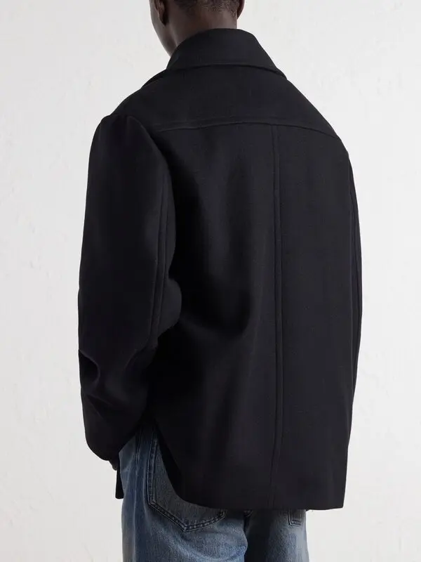 Dries Van Noten Double-breasted Wool-blend Coat