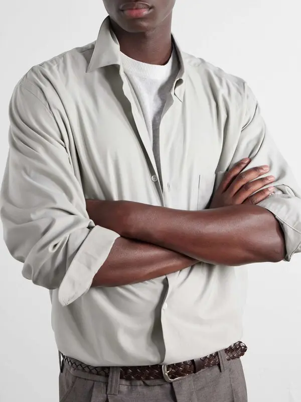 SSSTEIN Cotton-satin Shirt