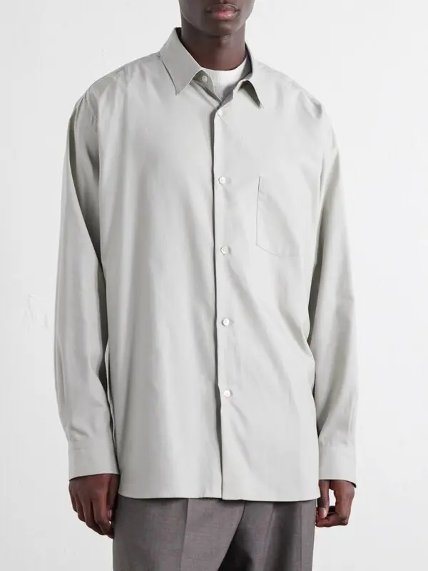SSSTEIN Cotton-satin Shirt