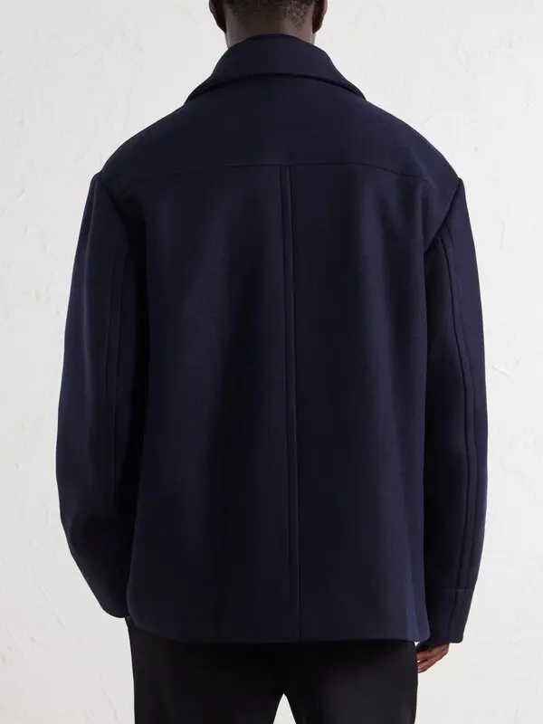 Dries Van Noten Double-breasted Wool-blend Coat