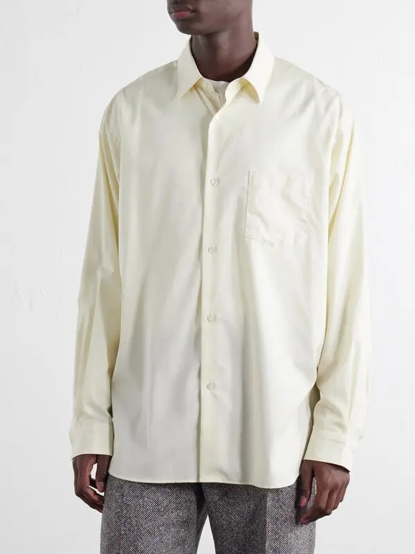SSSTEIN Cotton-satin Shirt