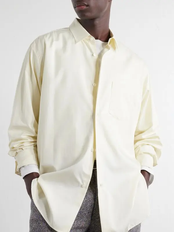 SSSTEIN Cotton-satin Shirt