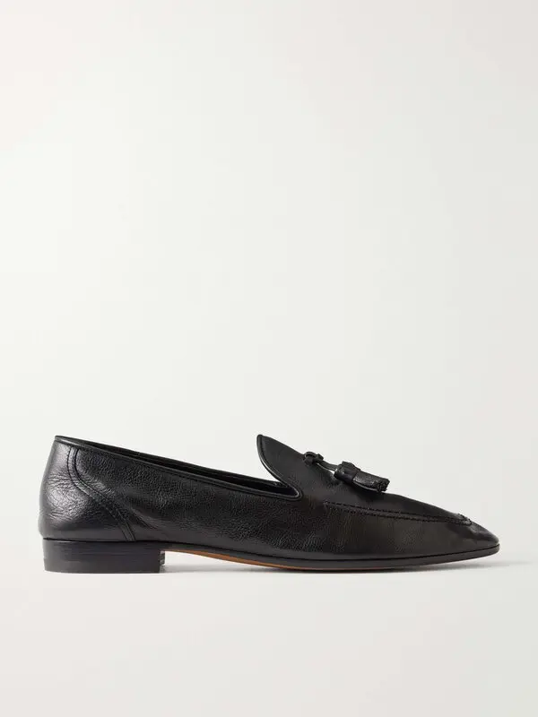 THE ROW Caden Tasseled Leather Loafers