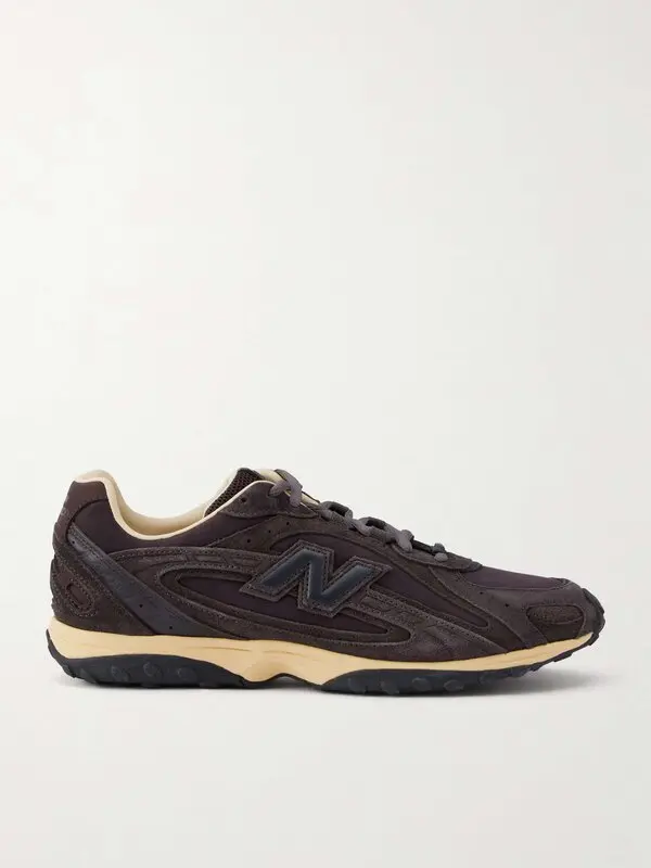 NEW BALANCE Auralee 240 Suede And Nubuck Sneakers