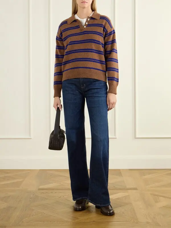 TOD'S Leather Loafers With Almond Toe - Brown