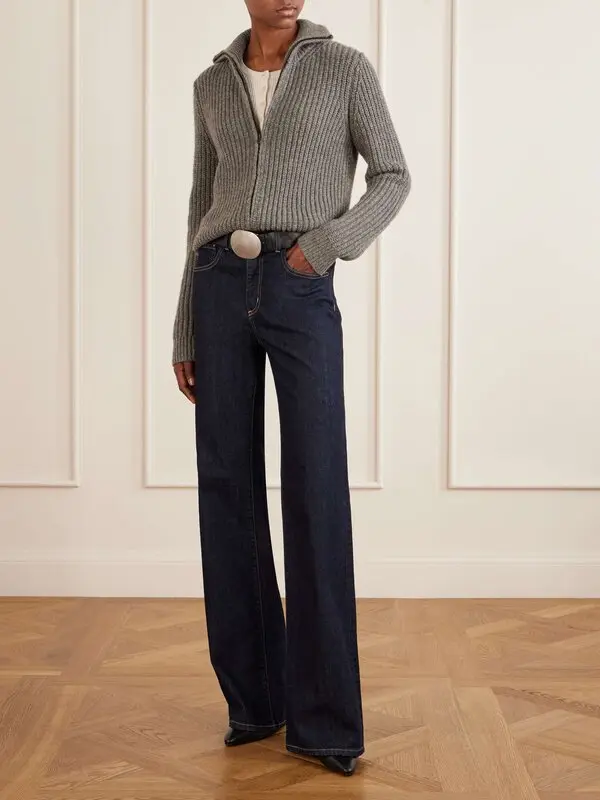 NILI LOTAN Arlen Merino Wool-blend Cardigan