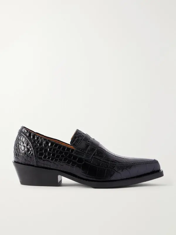 Our Legacy Cypher Leather Penny Loafers