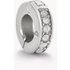 La Lune Clip-on Charm With Pearl - Silver