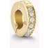 La Lune June Clear Pearl Birthstone Clip-on Galaxy Charm - Gold