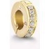 La Lune April Diamond Birthstone Clip-on Galaxy Charm - Gold