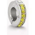 La Lune November Citrine Birthstone Clip-on Charm - Silver