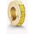 La Lune November Citrine Galaxy Clip-on Charm - Gold