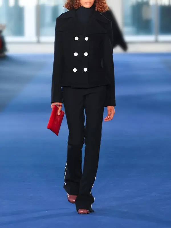 Proenza Schouler Romane Wool-blend Jacket - Black