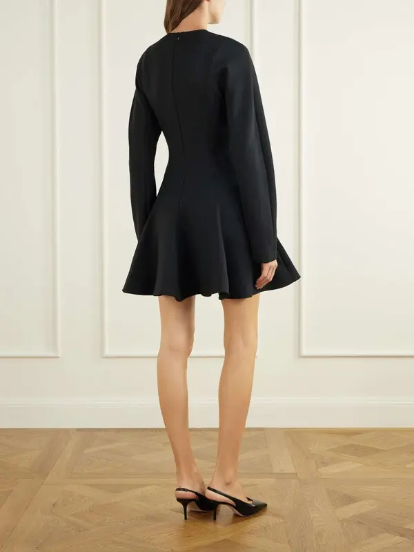 Stella McCartney Wool-blend Cady Mini Dress