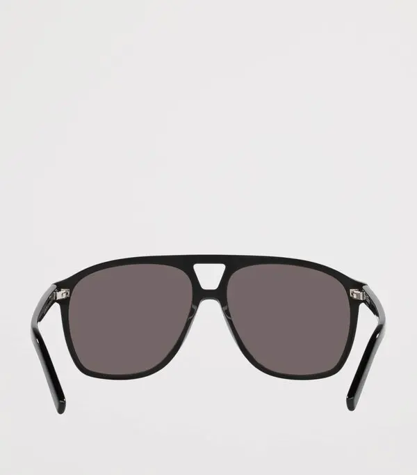 Saint Laurent Sl 596 Dune Aviator Sunglasses - Black