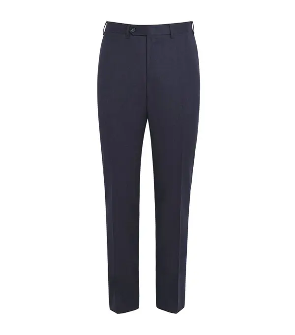 Canali Wool Slim Tailored Trousers