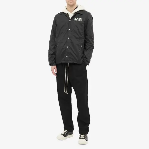 Rick Owens Chest Logo-print Shirt Jacket