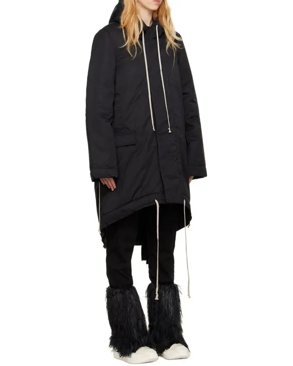 Rick Owens Drawstring-hooded Parka Coat
