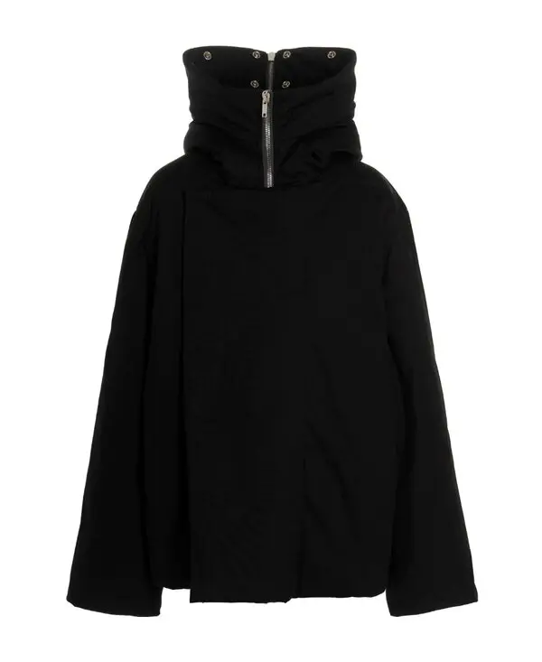 Rick Owens Hooded Down Jacket With Removable Lining